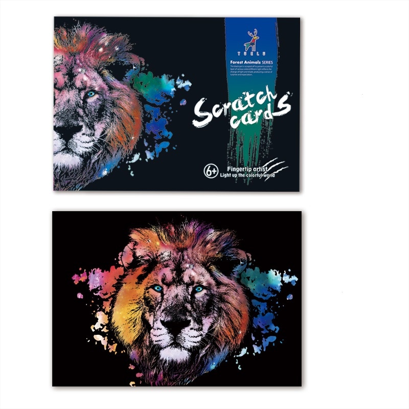 Set 3 planse de razuit, mari, format A3, feline - eMAG.ro