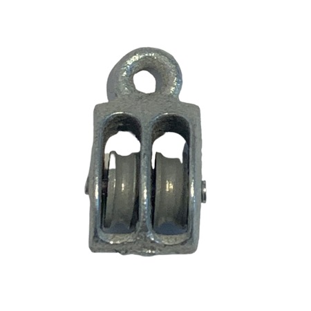 Scripete dublu cu inel 1", 100 kg greutatea maxima suportata - eMAG.ro