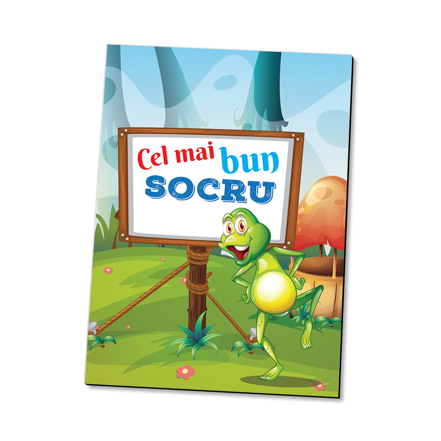 Magnet frigider cu textul Cel mai bun socru - eMAG.ro