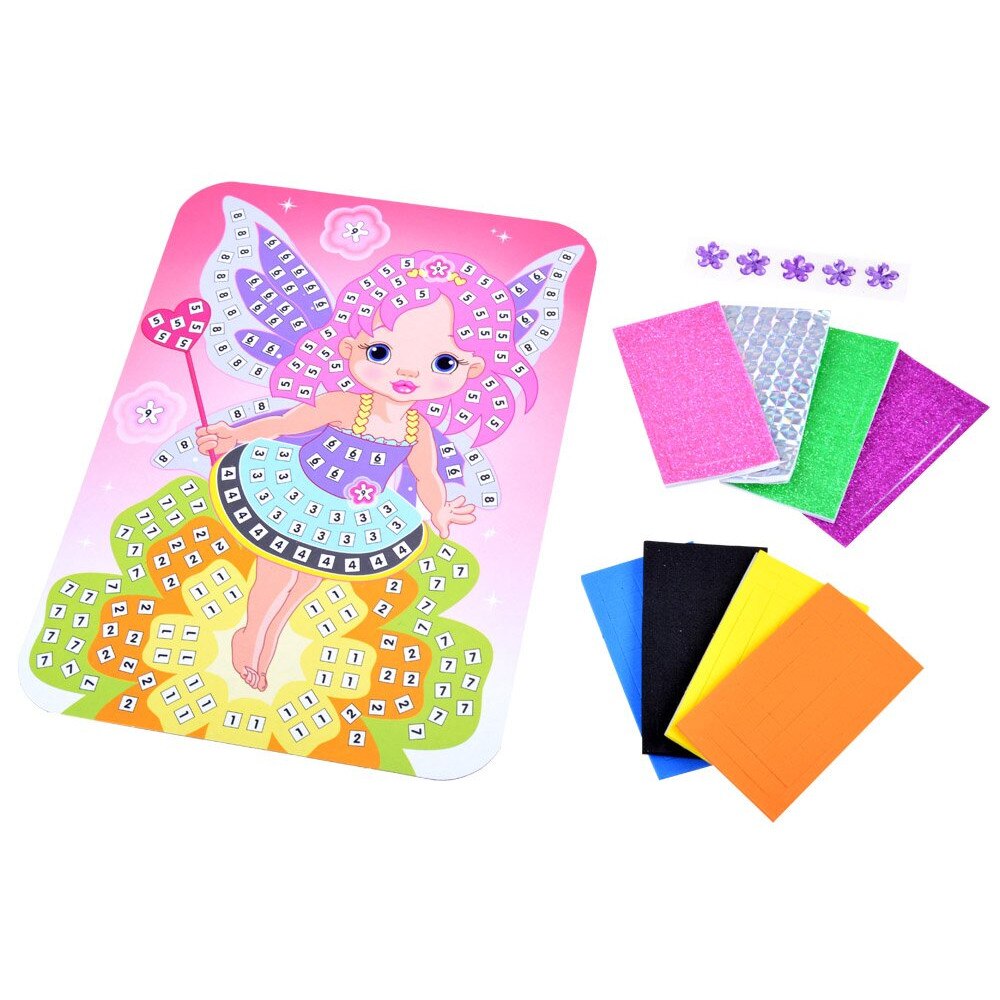 Colaj de autocolante, Sabloane spuma, Multicolor - eMAG.ro