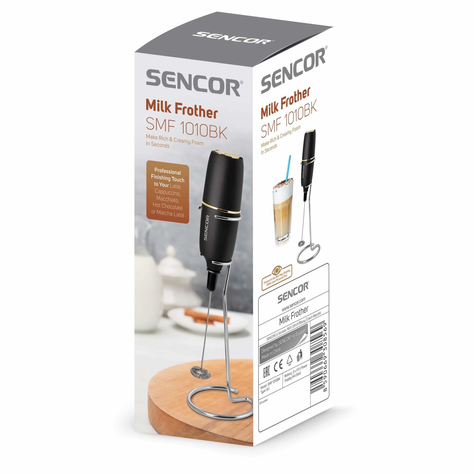 Aparat de spumat lapte Sencor, SMF1010BK - eMAG.ro