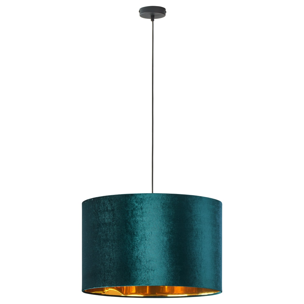 Lustra moderna, TK-Lighting, 1 Sursa, De tavan, Metal, E27, Verde/Auriu ...