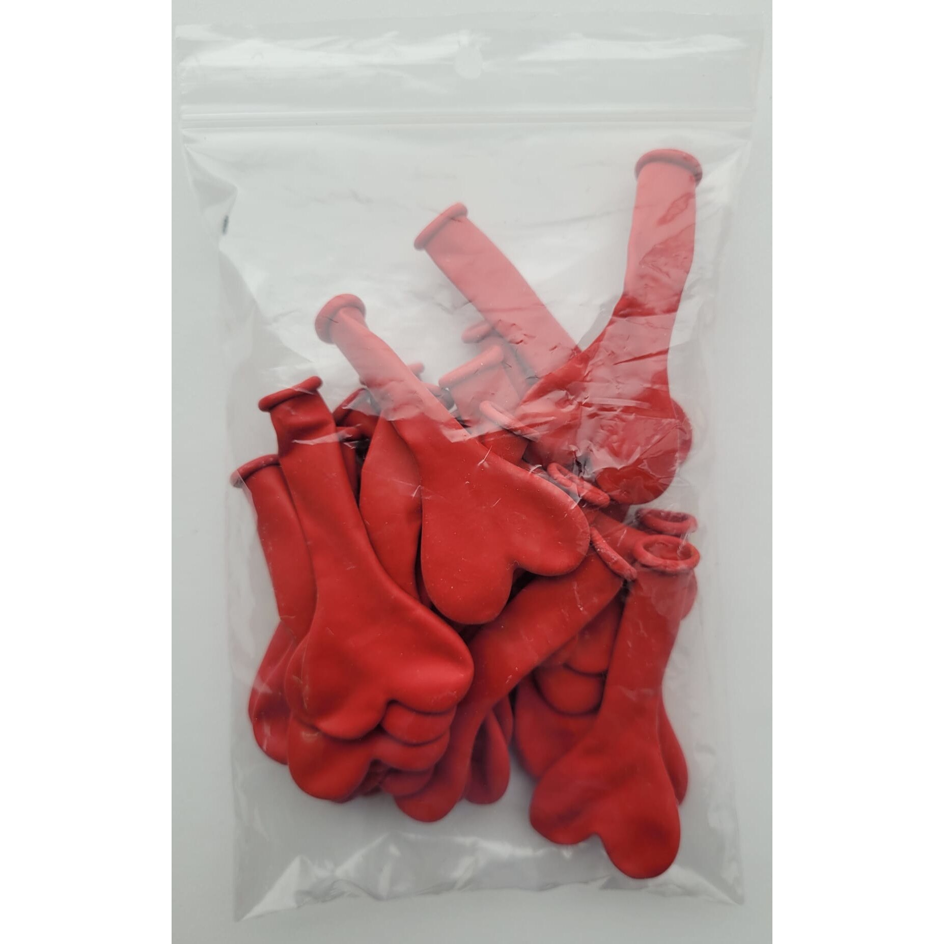 Set 25 baloane latex inimi rosii 12 cm - eMAG.ro