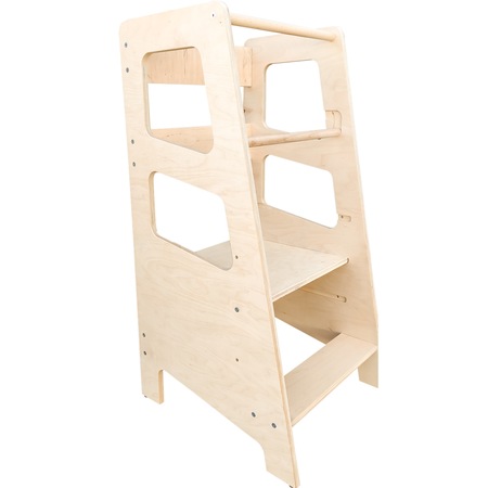 Scaun inaltator copii, Lila Baby, Lemn - eMAG.ro