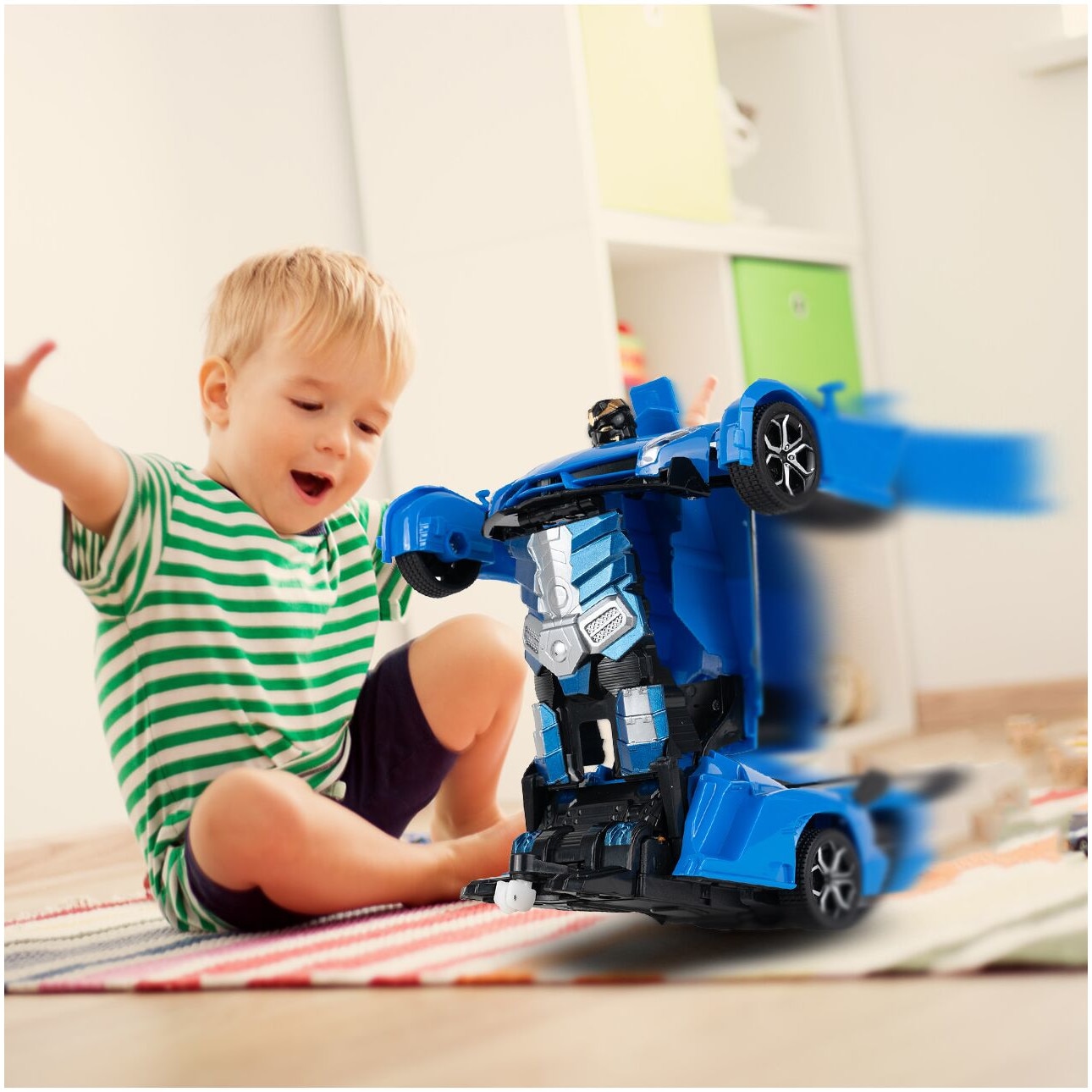 Jucarie Transformers, Auto Robot, Masina care se Transforma in Robot ...