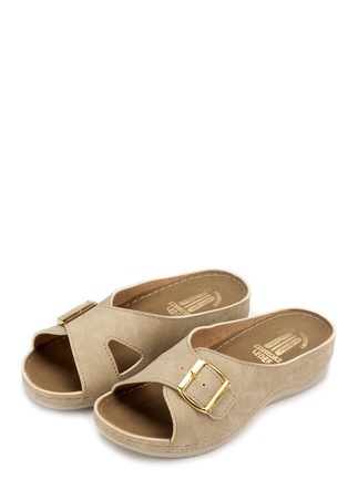 Papuci dama Tellus 25-11, Bej - eMAG.ro