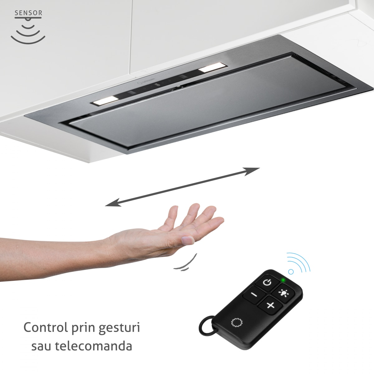 Hota incorporabila Turbionaire TH75RC, Putere de absorbtie 800 mc/h ...