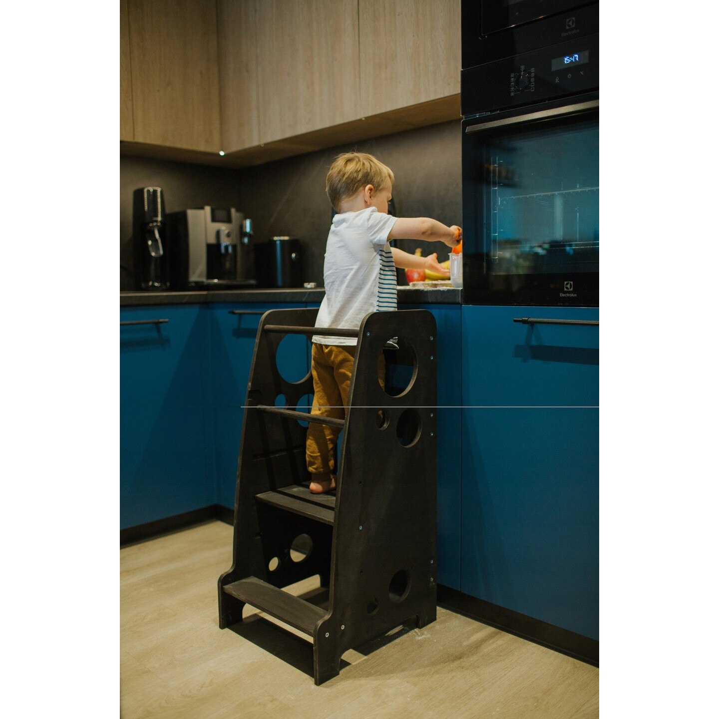 Scaun inaltator pentru copii, Lila Baby, Lemn - eMAG.ro