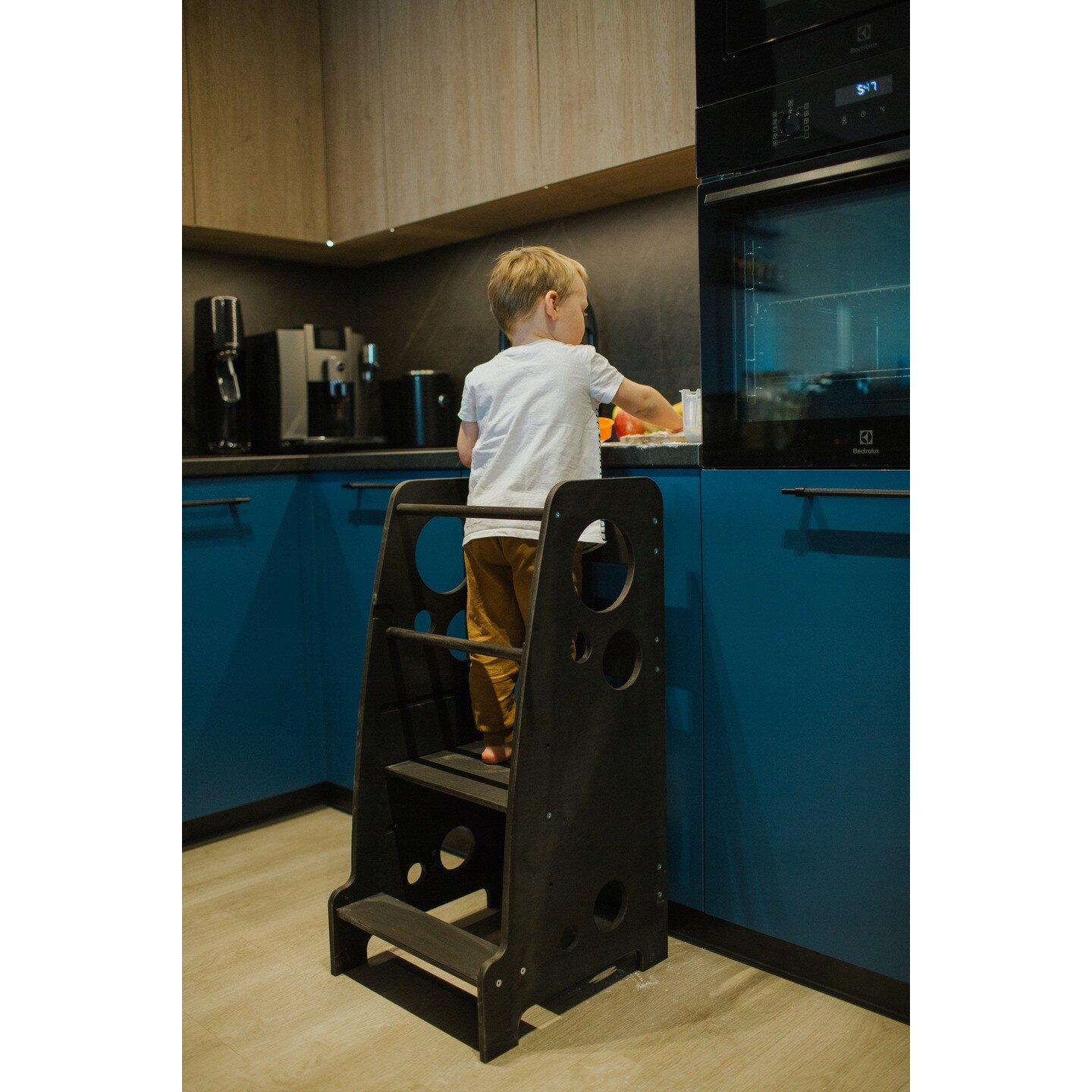 Scaun inaltator pentru copii, Lila Baby, Lemn - eMAG.ro