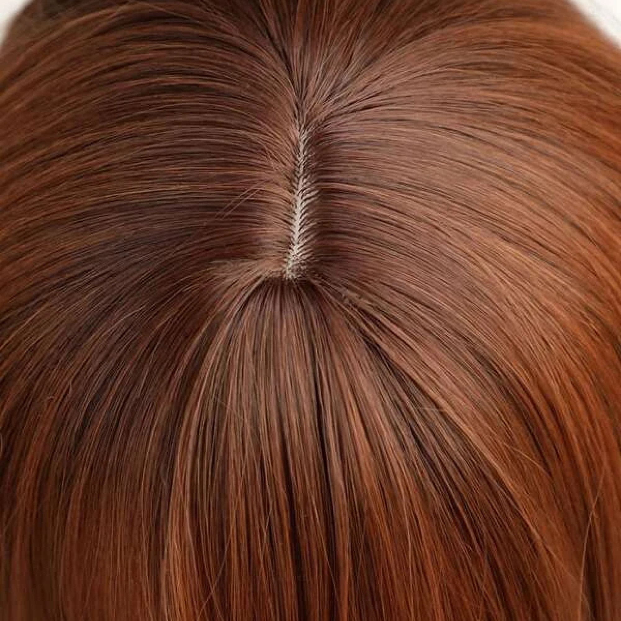 Peruca, culoarea Roscat aramiu, pentru femei, fibra sintetica cu aspect ...