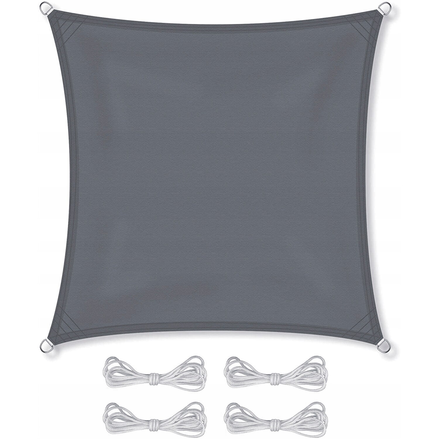 Panza parasolar pentru balcon/gradina/terasa, Zolta, Tesatura, 5x5m ...