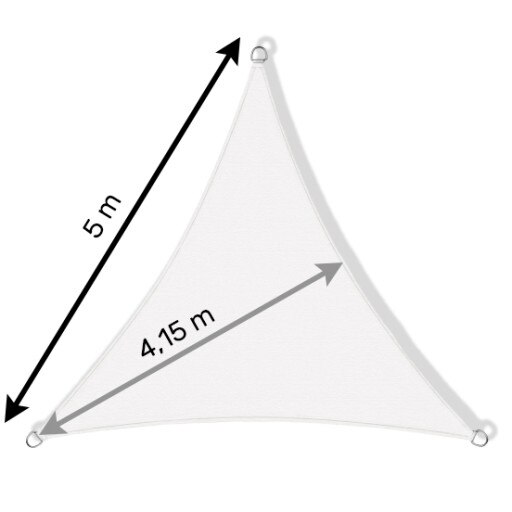 Panza parasolar pentru balcon/gradina/terasa, Zolta, Tesatura, 5x5x5 ...