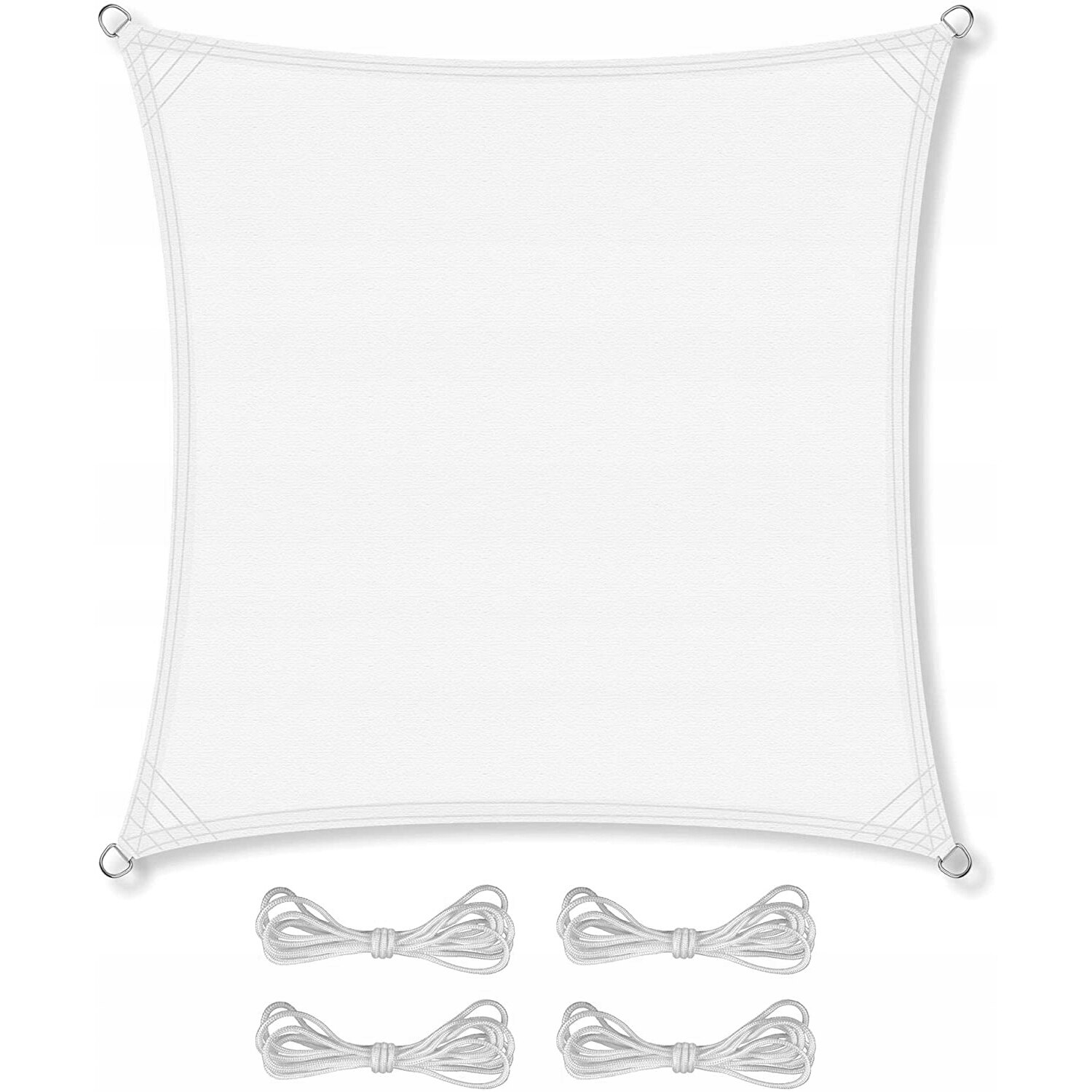 Panza parasolar pentru balcon/gradina/terasa, Zolta, Tesatura, 5x5m ...