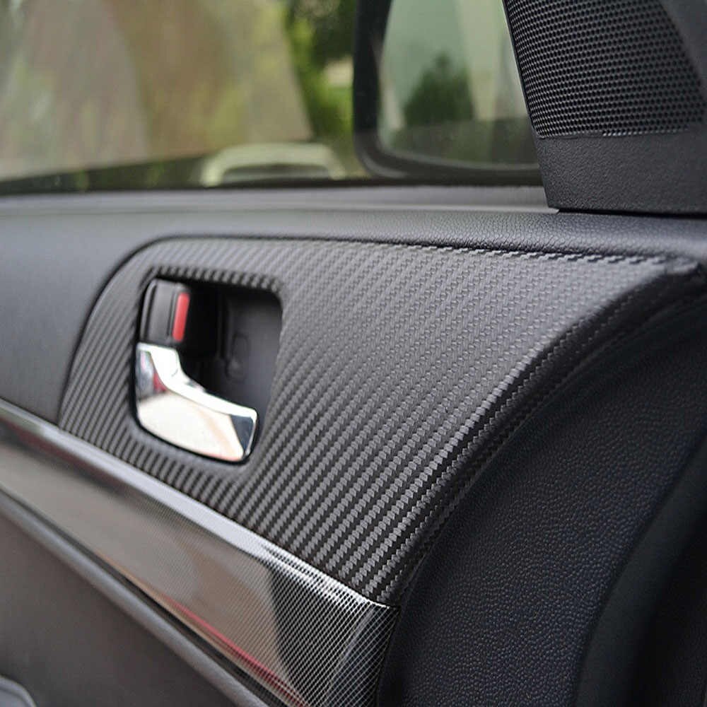 Folie colantare auto Carbon 3D Negru, 3,0m x 1,52m - eMAG.ro