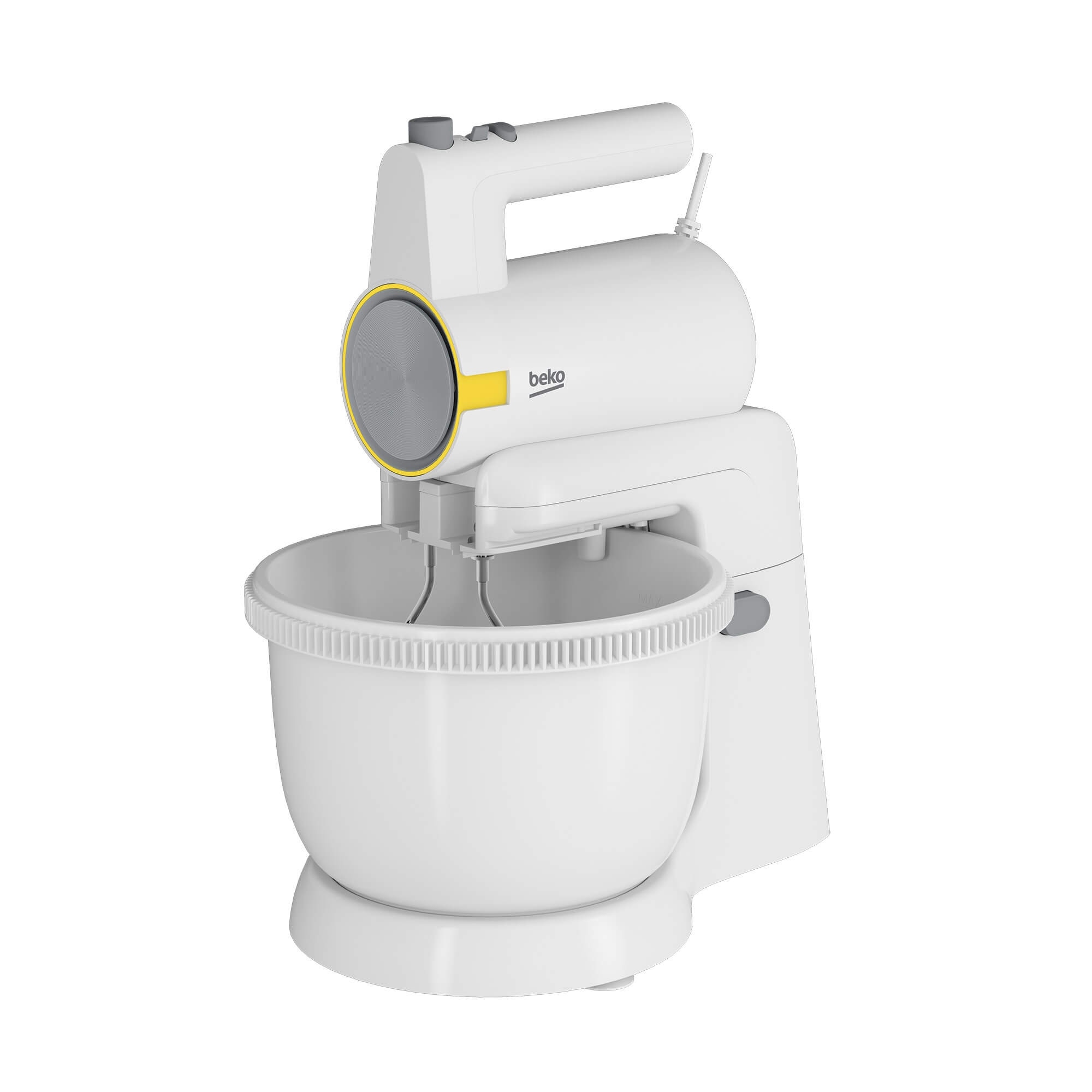 Mixer cu bol Beko HMM62444W, 425 W, 5 viteze, Turbo, Alb - eMAG.ro