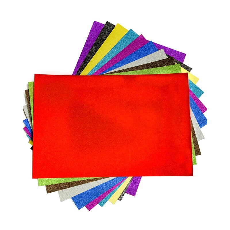 Set 10 cartoane A4, 250g, Colorarte, cu sclipici - eMAG.ro