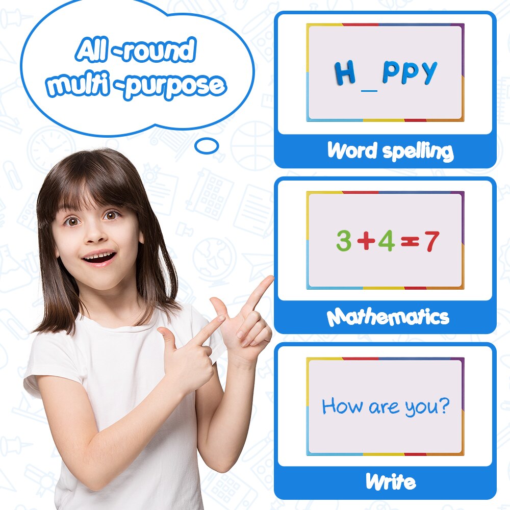 Jucarie educativa copii cu litere alfabet si cifre magnetice, EZGETOP ...