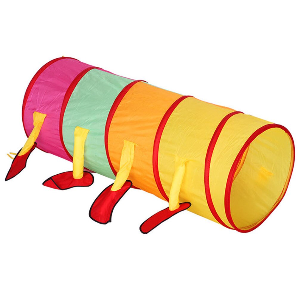 Cort cu tunel pentru copii, Multicolor - eMAG.ro