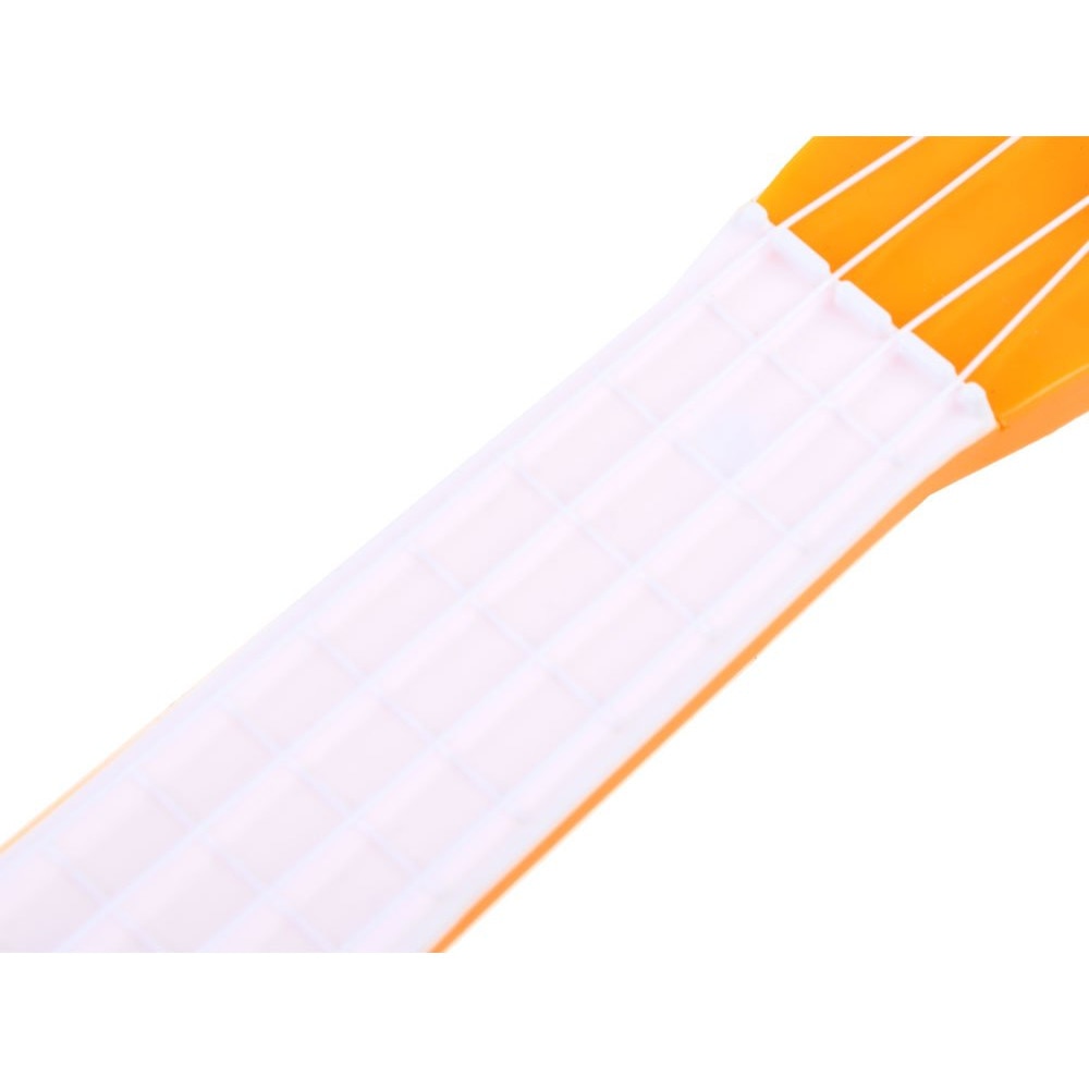 Chitara pentru copii, Model cu fructe, Portocaliu/Alb - eMAG.ro