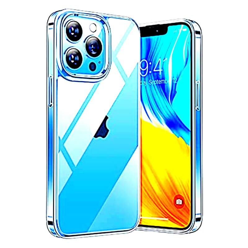 Set Husa Protectie Pentru IPhone 14 Pro Silicon Transparent si Breloc ...