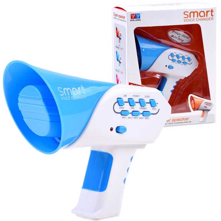 Megafon pentru copii, Alb/Albastru - eMAG.ro