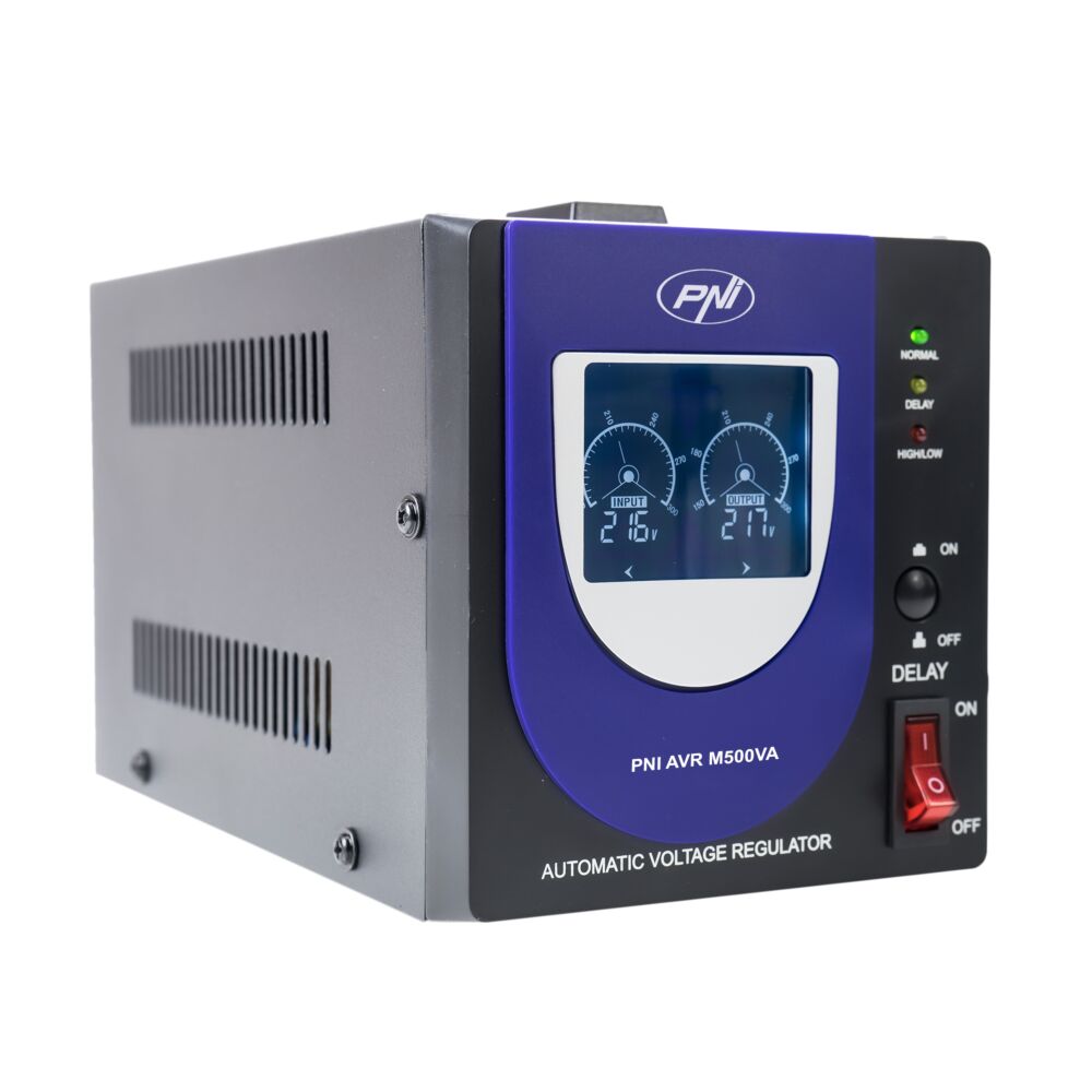 Стабилизатор на напрежение с реле Pni M500va 300w 500va Защита от