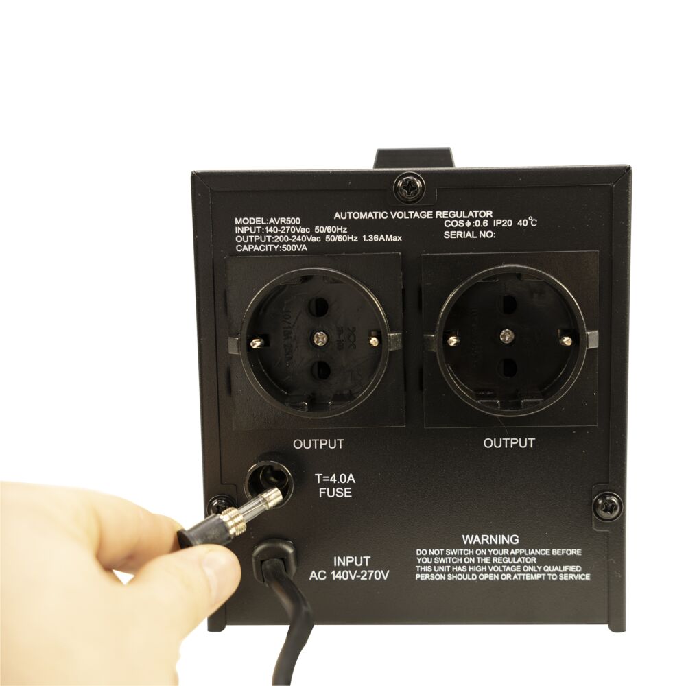 Стабилизатор на напрежение с реле Pni M500va 300w 500va Защита от