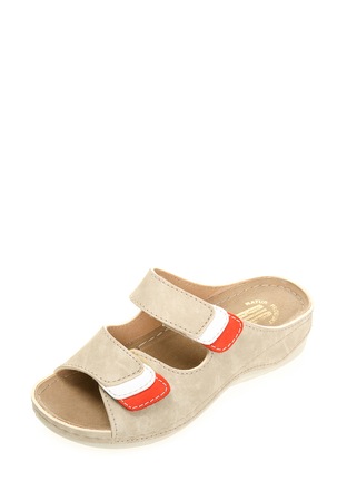 Papuci dama Tellus 25-12, Bej, 39 - eMAG.ro