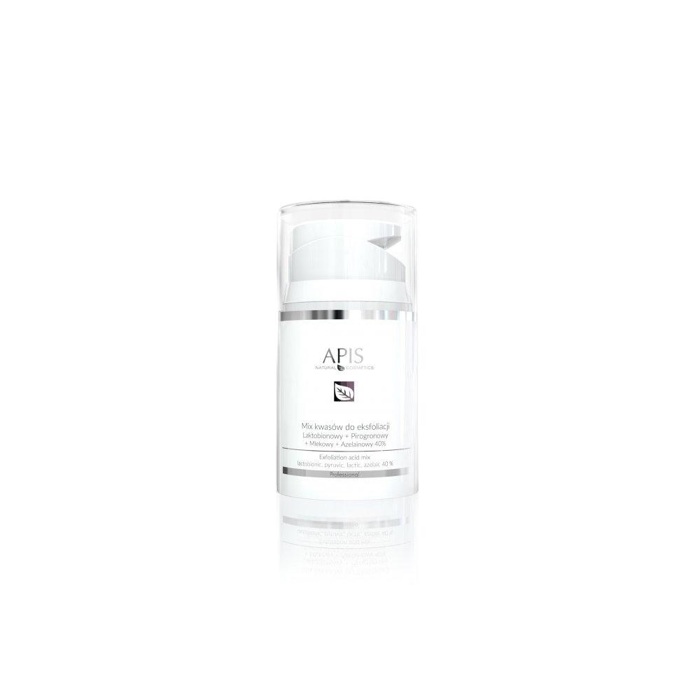 Ser tratament acid exfoliant, APIS, Lactic/Azelaic 40%, 50ml, Alb - eMAG.ro