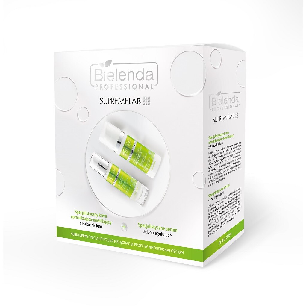 Set crema si ser fata, Bielenda Professional, Hidratare, 50ml, Alb ...