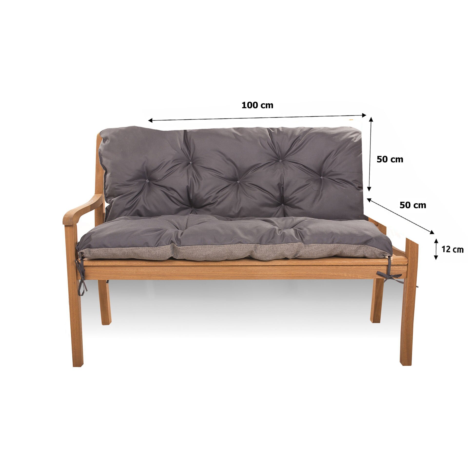Perna pentru banca de gradina, Setgarden, sezut 100x50 si spatar 100x50 ...