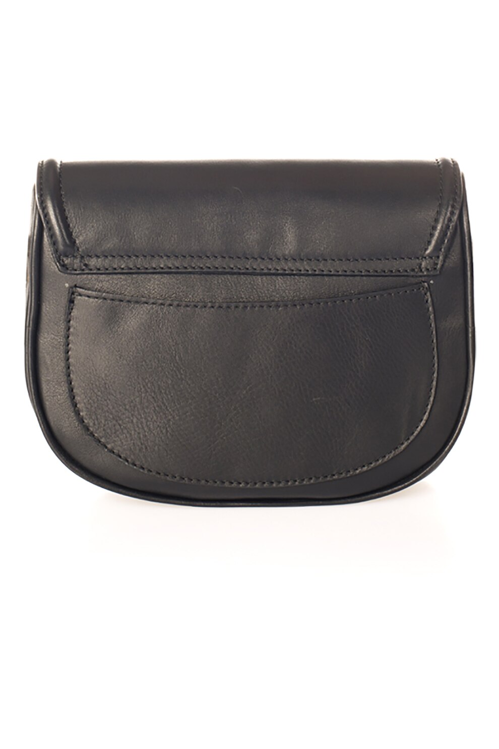 Massimo Castelli, Geanta crossbody din piele cu clapa, Negru - eMAG.ro
