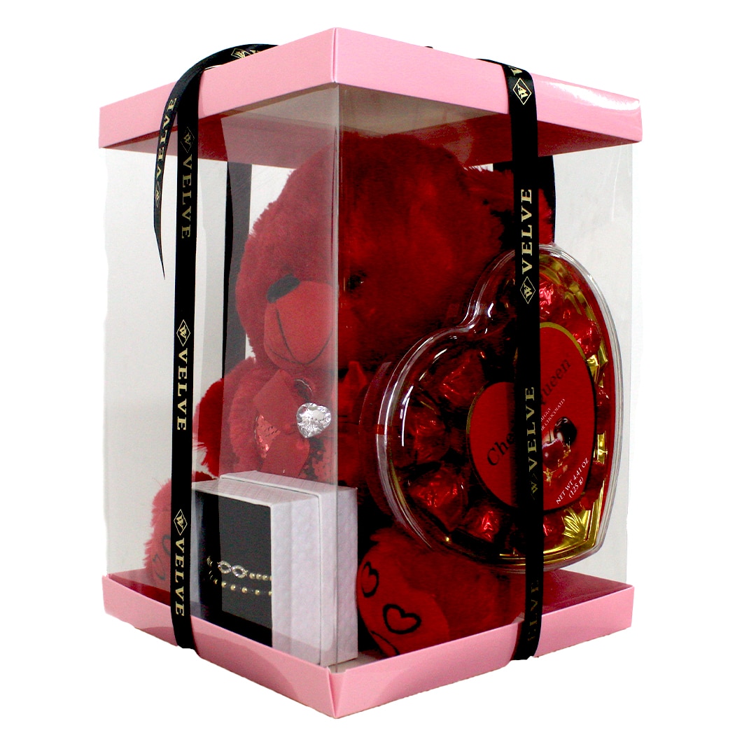 Pachet cadou pentru indragostiti, Sparkle, ursulet de plus cu sunet ...