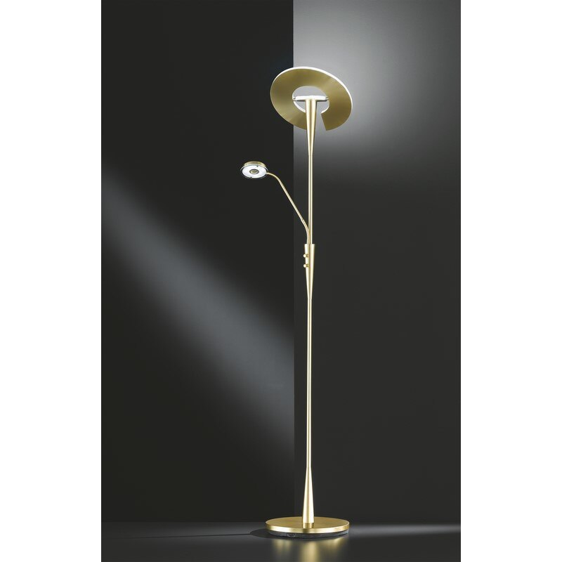 Lampa de podea, Trio, Metal, LED, Auriu - eMAG.ro