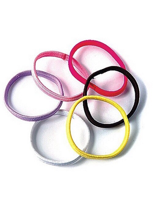 Set 6 elastice de par, Donegal, Cauciuc, Multicolor - eMAG.ro