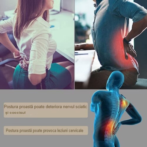 Perna gonflabila de calatorie pentru avion, autobuz, masina, pentru gat ...