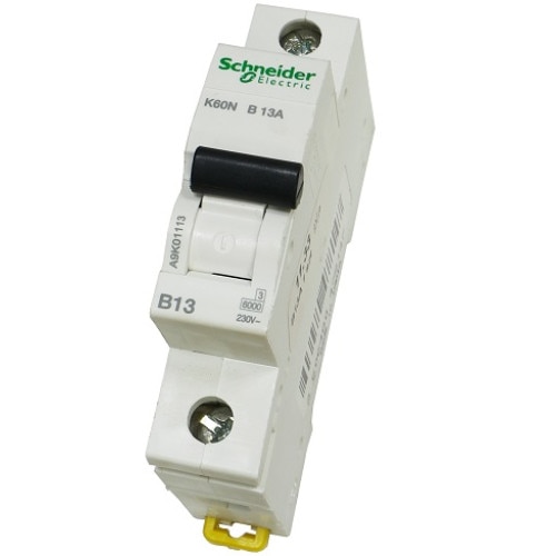 Автоматичен прекъсвач 1P B13A K60N schneider A9K01113 - eMAG.bg
