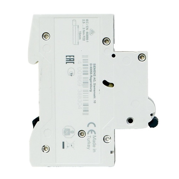 Автоматичен прекъсвач 1P B10A 6kA AC 5SL6110-6 SIEMENS - eMAG.bg