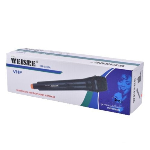 Microfon Profesional Wireless, WEISRE Cu Receptor, Clear Sound - eMAG.ro