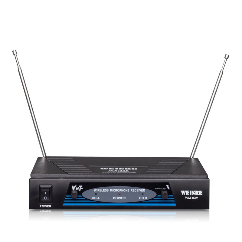 Set Microfoane Wireless, Weisre WM-03V, Clear Sound, 2 microfoane - eMAG.ro