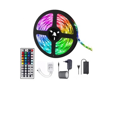 Kit Banda Led RGB Cu Transformator Inclus F 5 Metri, 270 Led-Uri ...