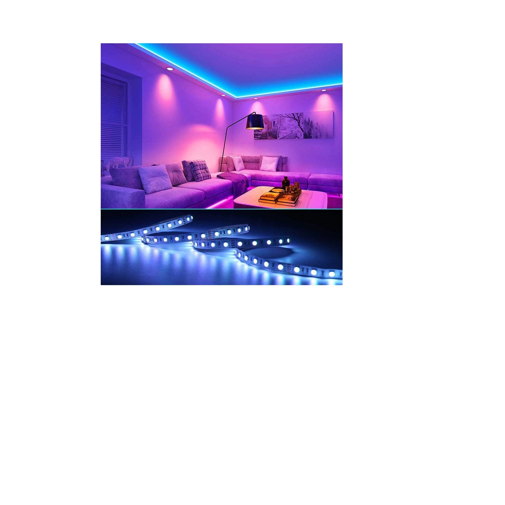 Kit Banda Led RGB Cu Transformator Inclus F 5 Metri, 270 Led-Uri ...