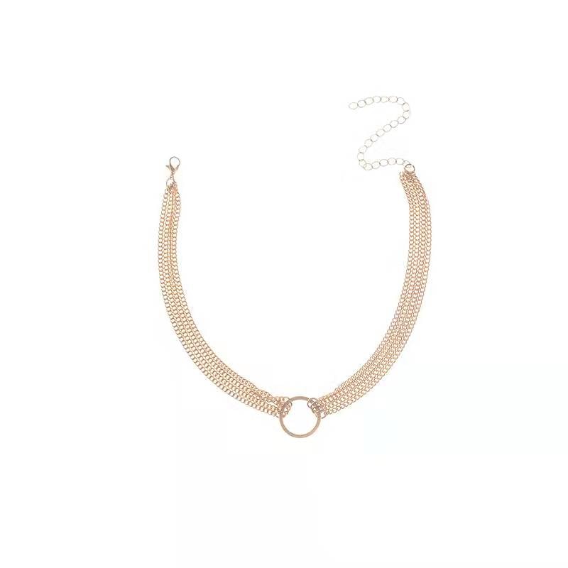 Colier dama, Metal, Auriu - eMAG.ro