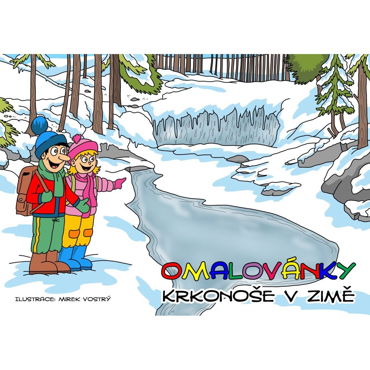 Planse de colorat, Puzzle, 8 x Imagini Iarna, Multicolor - eMAG.ro