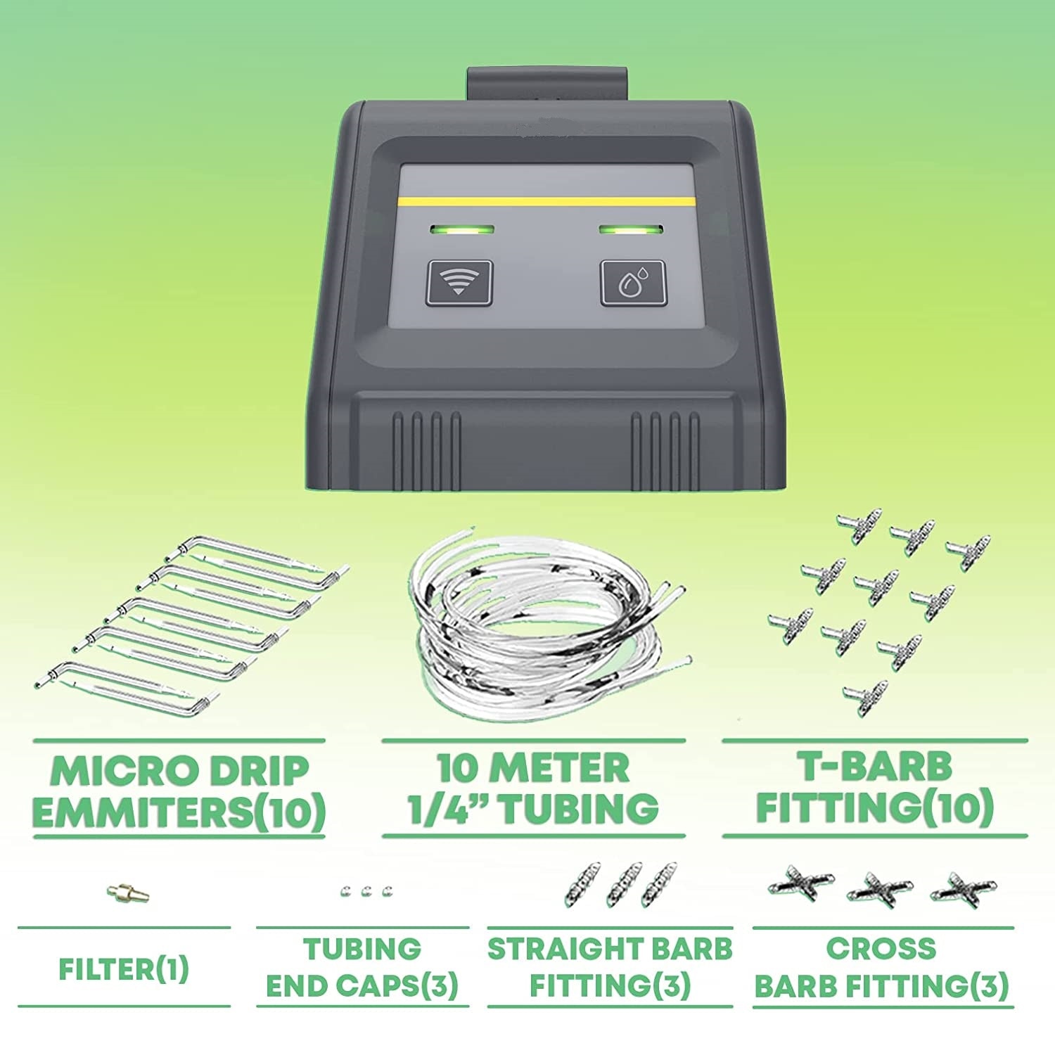 Set Aparat de irigat, udat automat flori si plante prin picurare ...