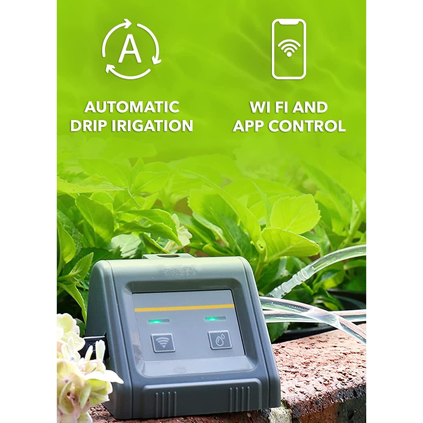 Set Aparat de irigat, udat automat flori si plante prin picurare ...