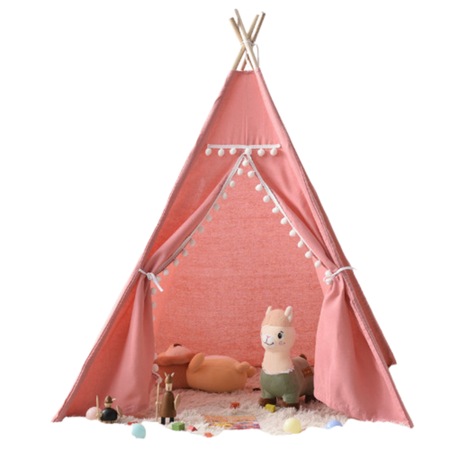 Cort pentru copii, 140/120/120 Cm, Roz - eMAG.ro