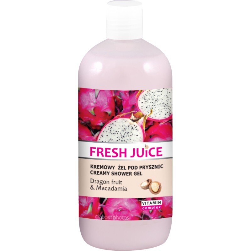 Gel de dus, Fresh Juice, Dragon Fruit, 500ml, Roz - eMAG.ro