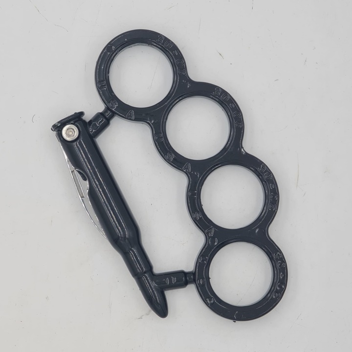 Pumnal Box, Autoaparare, Cutit, Glont, Patru Degete, Negru, Dalimag ...