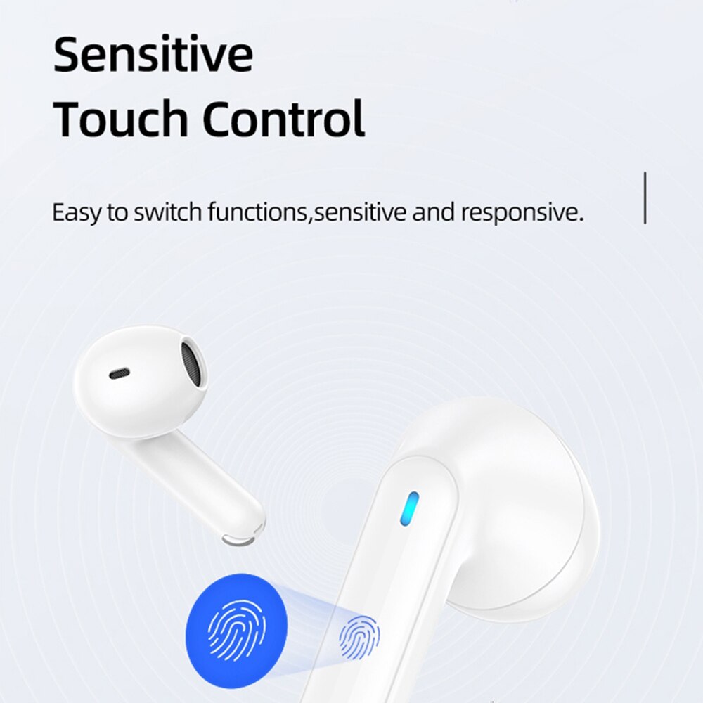 Casti Bluetooth Wireless TWS, Bluetooth 5.2, Dual-Mic, USAMS NX10 ...